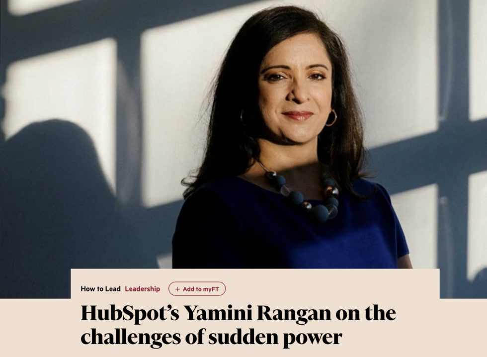 FT: Yamini Rangan’s Top Metrics as HubSpot’s New CEO | SaaStr