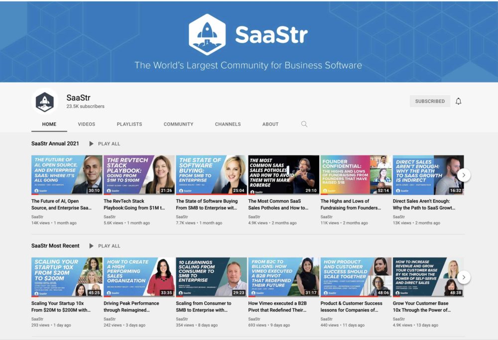 What Channels Did -- And Didn't -- Drive Traffic to SaaStr.com Last ...
