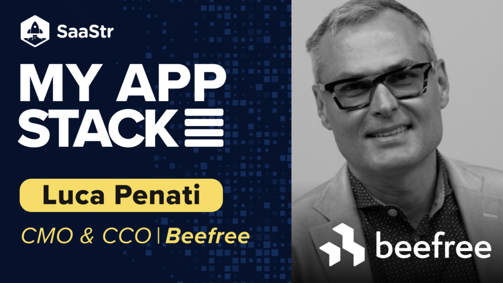 My App Stack: Luca Penati, CMO & CCO of BEE | SaaStr