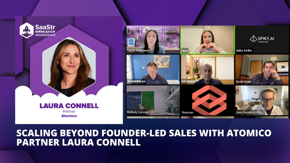 Scaling Beyond Founder-Led Sales with Atomico Partner Laura Connell